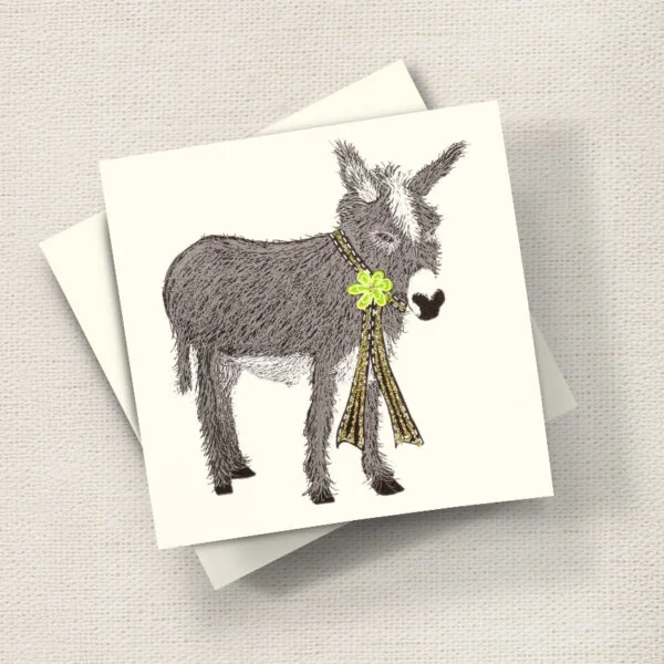Donkey Animal Cards by English Graphics - Beautifully Designed, Hand ...