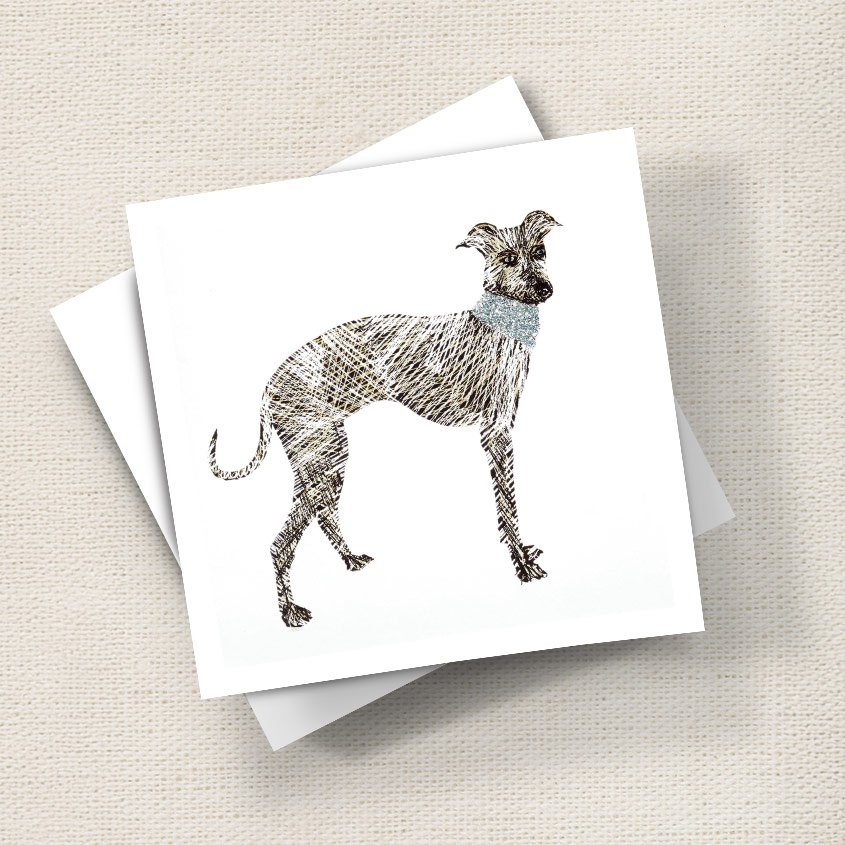 Greyhound Dogs & Cat Cards by English Graphics - Beautifully Designed ...